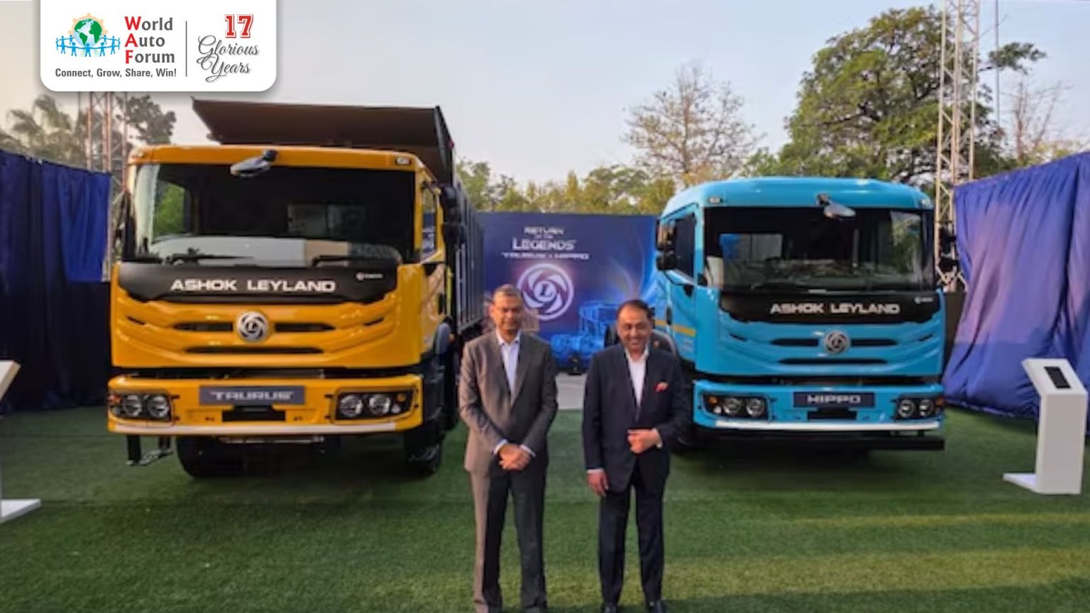 Ashok Leyland Reintroduces Iconic TAURUS and HIPPO Heavy-Duty Trucks ...